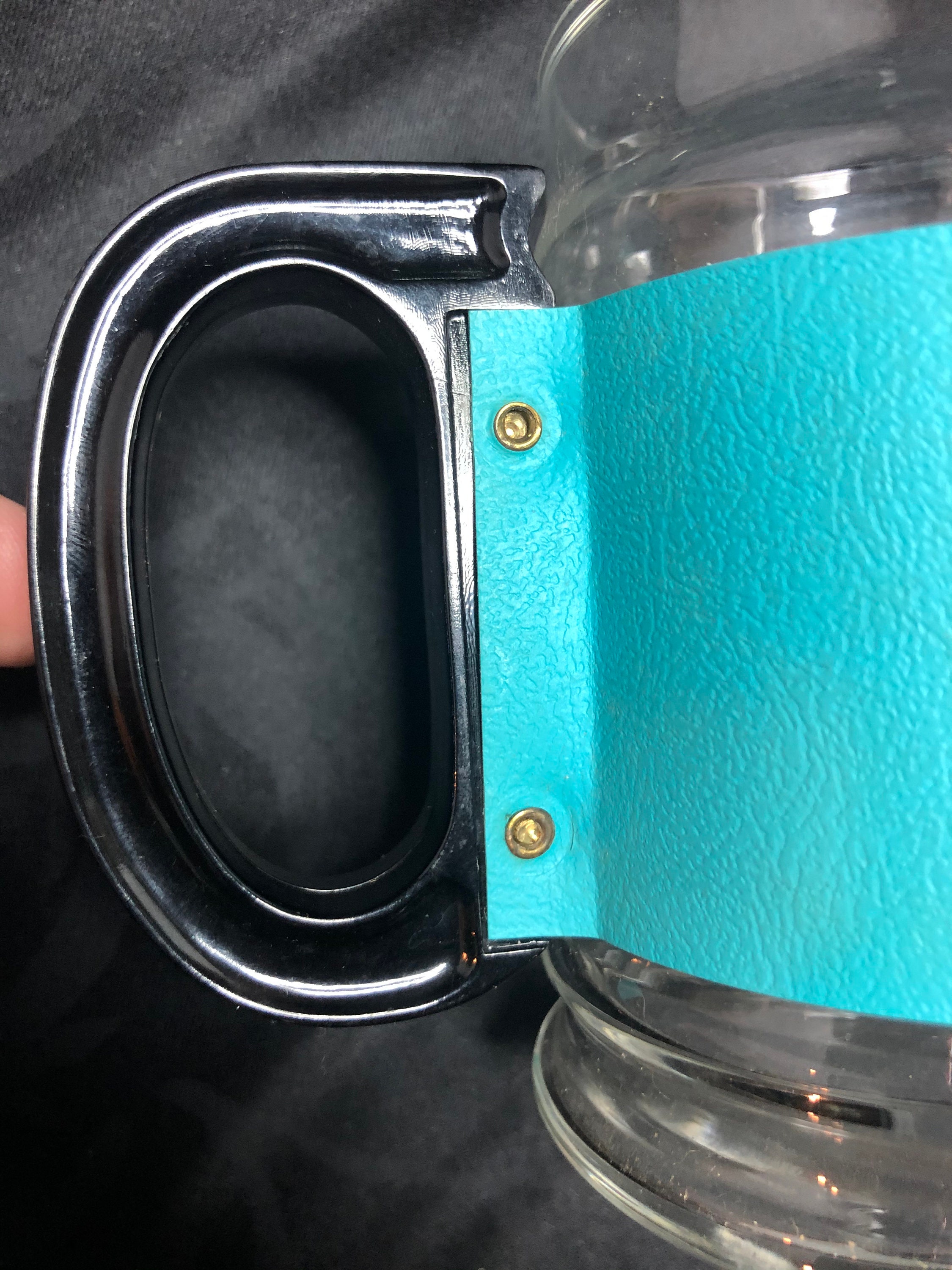 Glass and vinyl Mugs Set of 4 | Etsy