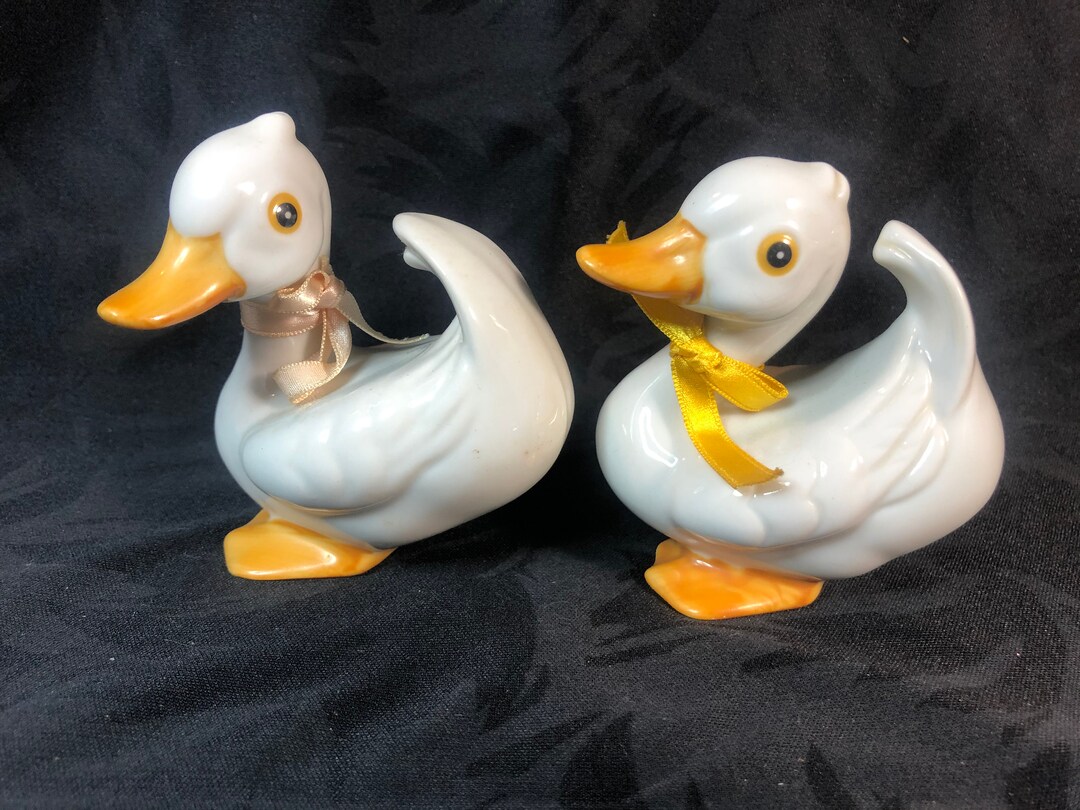 Homco Duck Figurines - Etsy