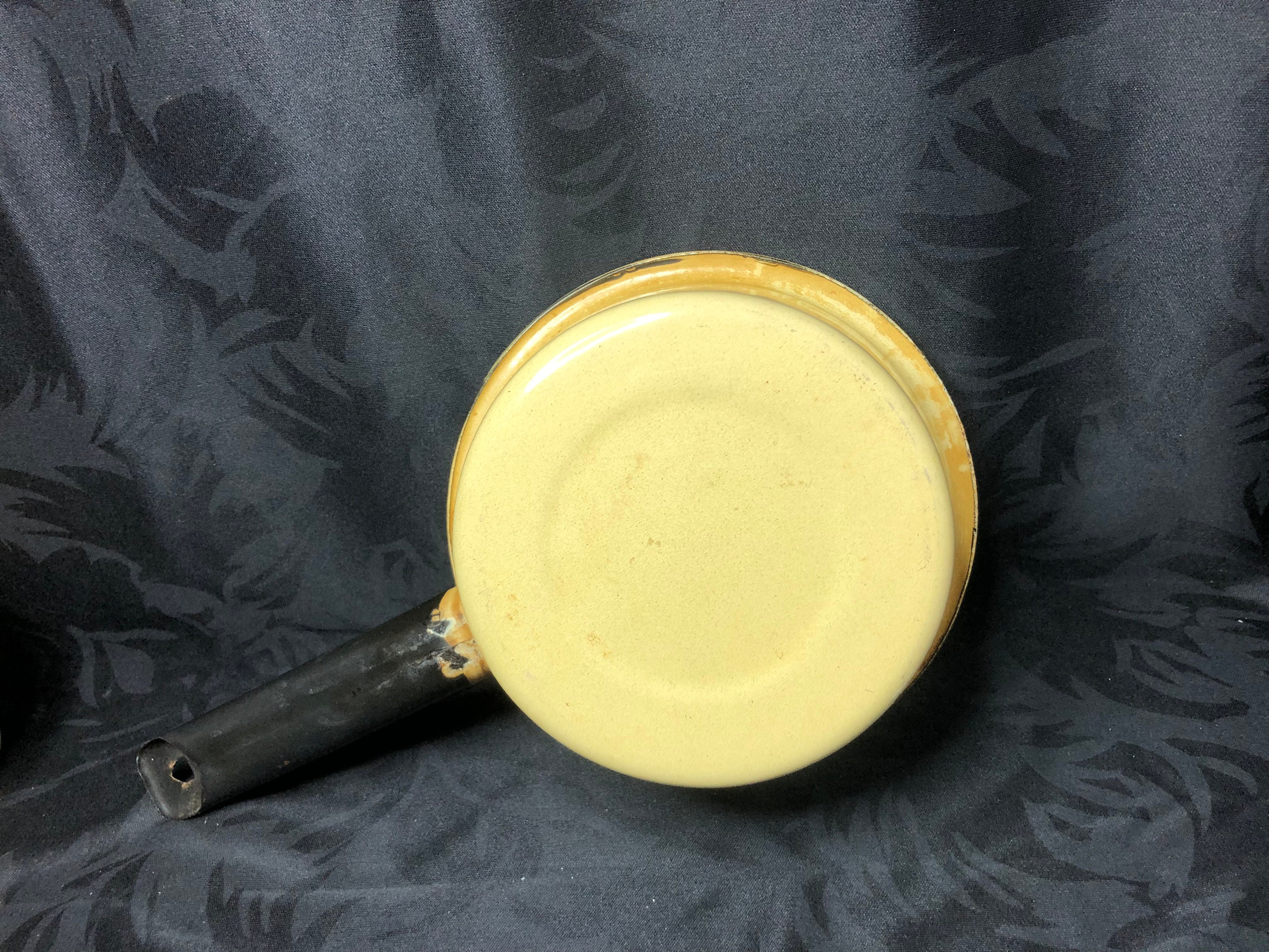 Yellow Enamelware Pots Set of 2 | Etsy