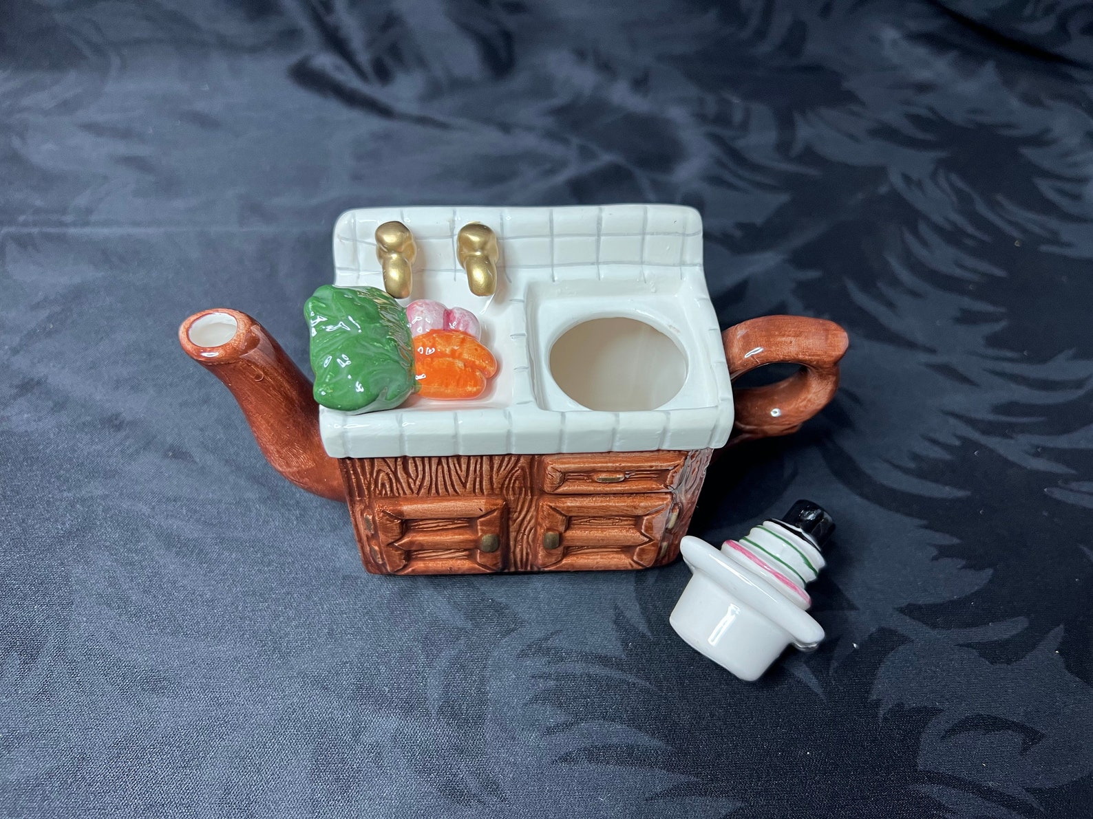 Antique Kitchen Sink Ceramic Teapot - Etsy