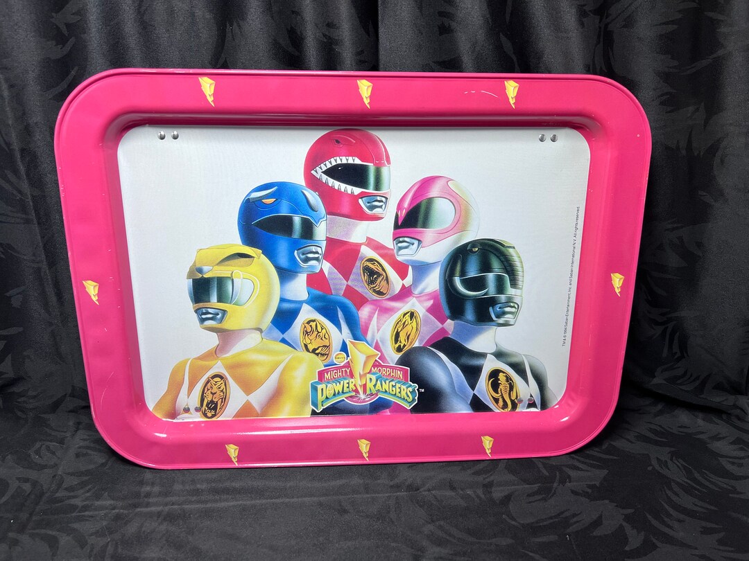 Mighty Morphin Power Rangers Metal TV Tray - Etsy