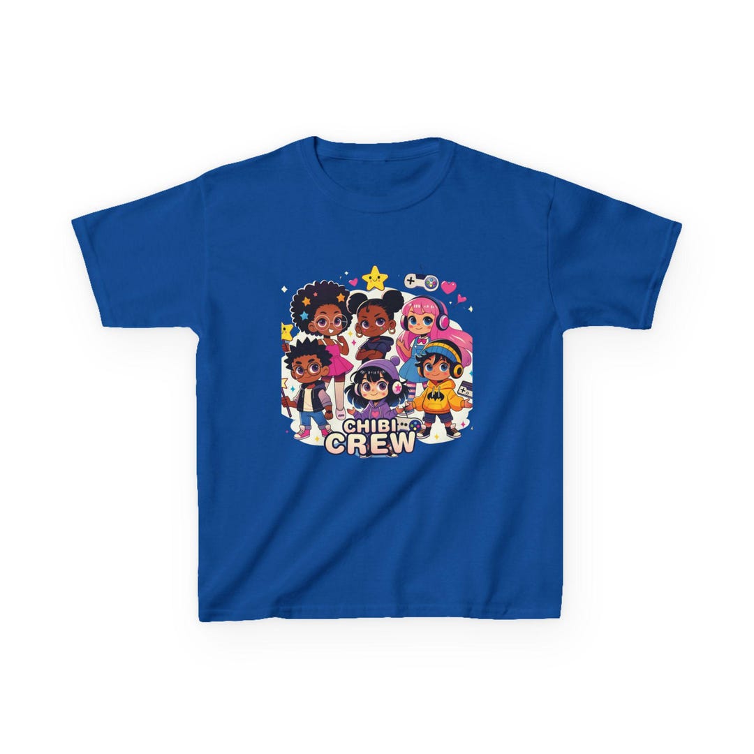 Official Chibi Crew Design. Anime Kids Tee, Diverse Representation ...