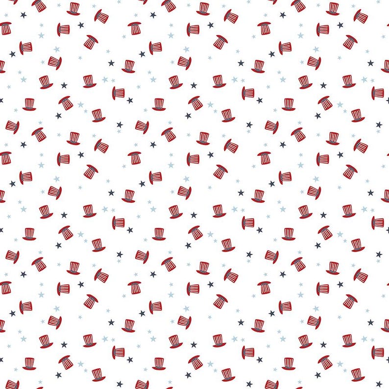 Patriotic Quilting Fabric Riley Blake Stars and Stripes Forever Line ...