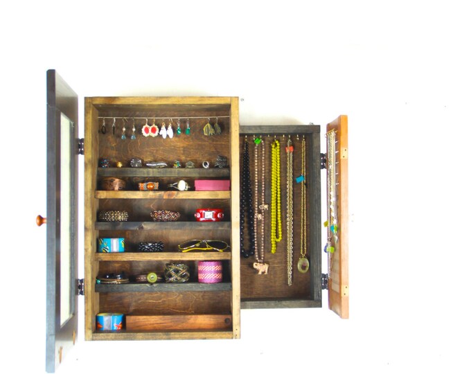 Window and Shutter Jewelry Display and Organizer... Handmade by ...