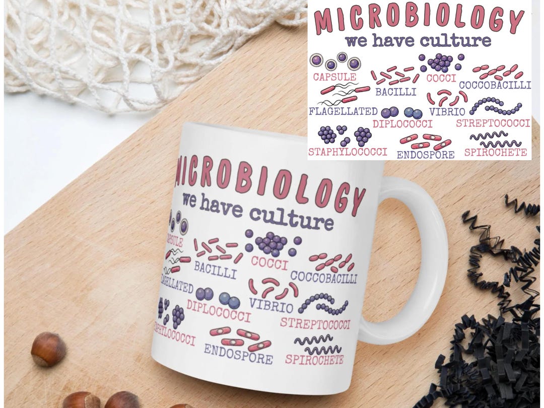 Microbiology Coffee & Latte Mug | Medical Laboratory Scientist and Lab ...