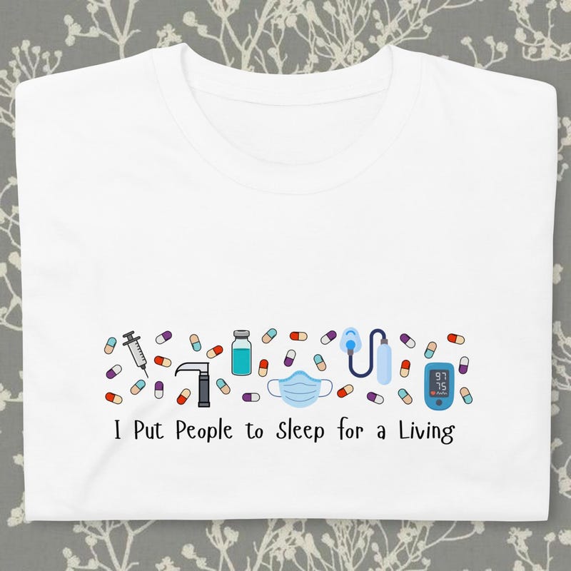 Anesthesia Tee Shirts - Etsy