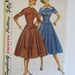 1955 Simplicity Uncut Printed Sewing Pattern Dress Size 14 No. 1257 - Etsy
