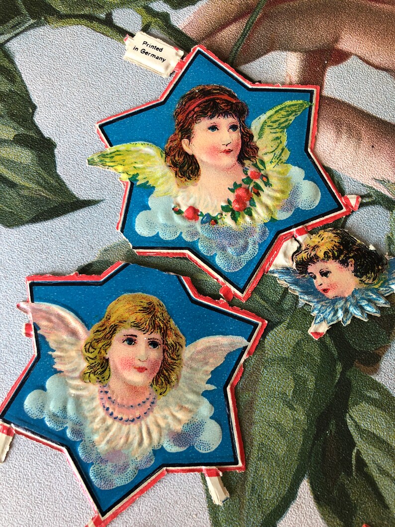 Antique German Victorian Die Cuts Victorian Scrap Angels | Etsy