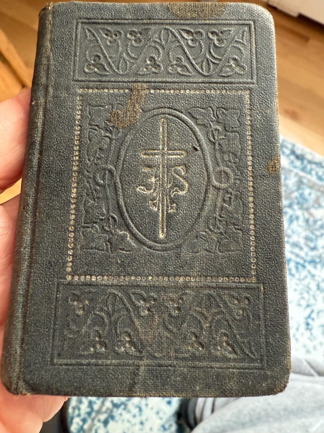 Antique Circa 1922 French Prayer Book Minature Little Book of Prayers ...
