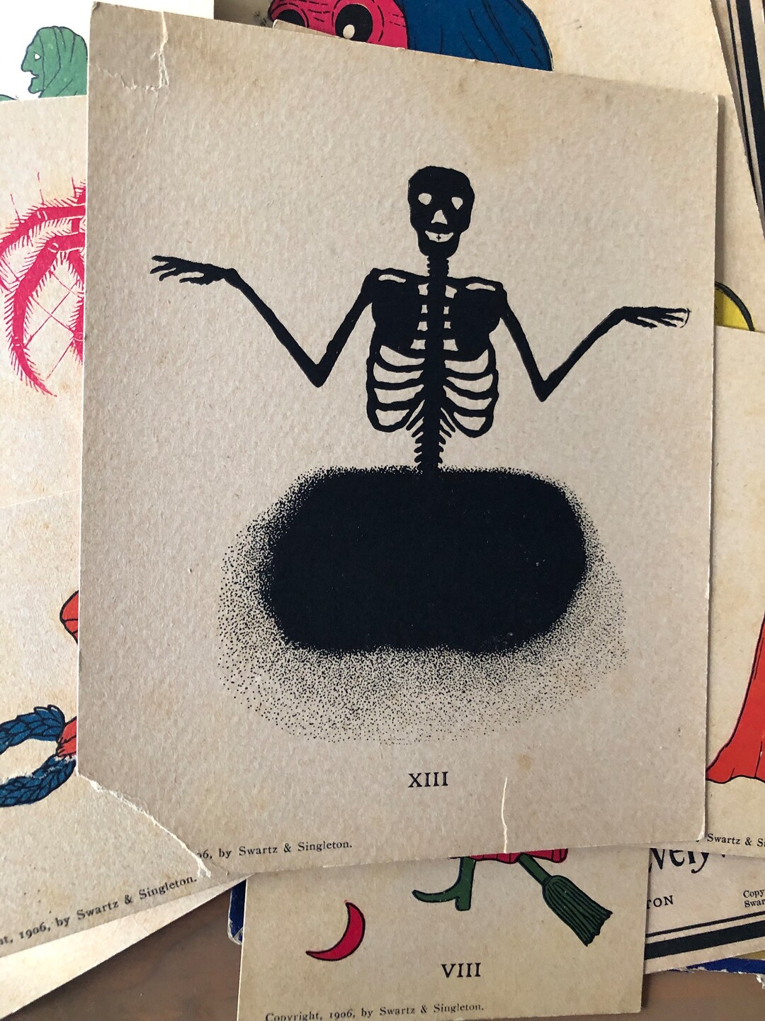 Rare Antique Ghosts Game Surprising Spectral Illusions in Many Colors ...