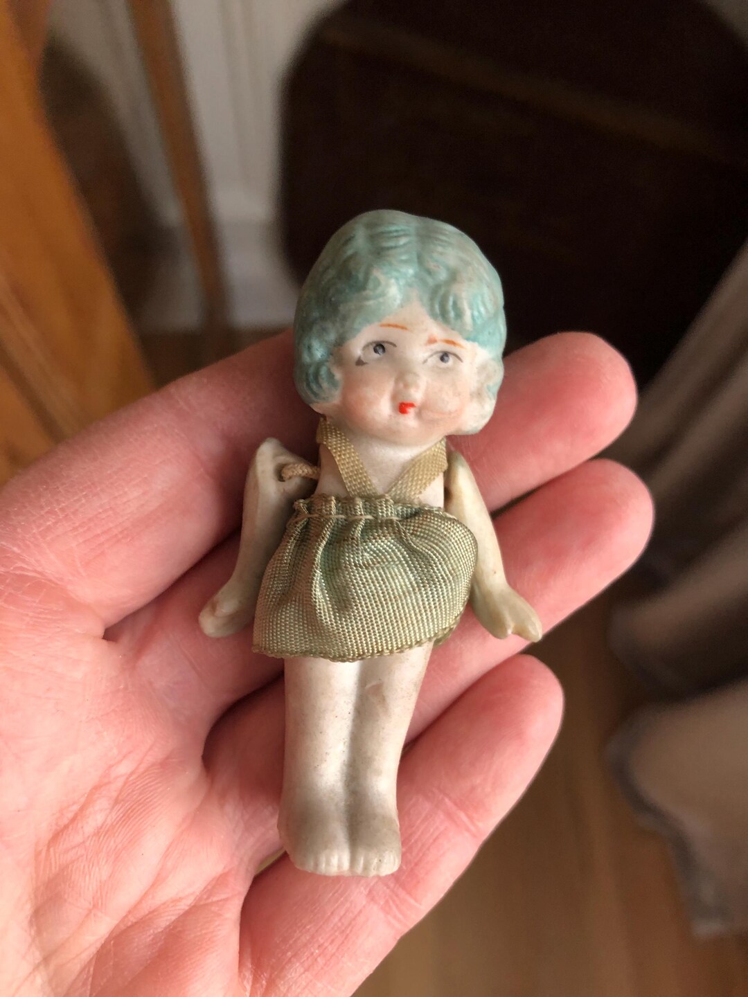 Adorable Vintage Bisque Doll Flapper Penny Doll Japan Fabulous Painted ...