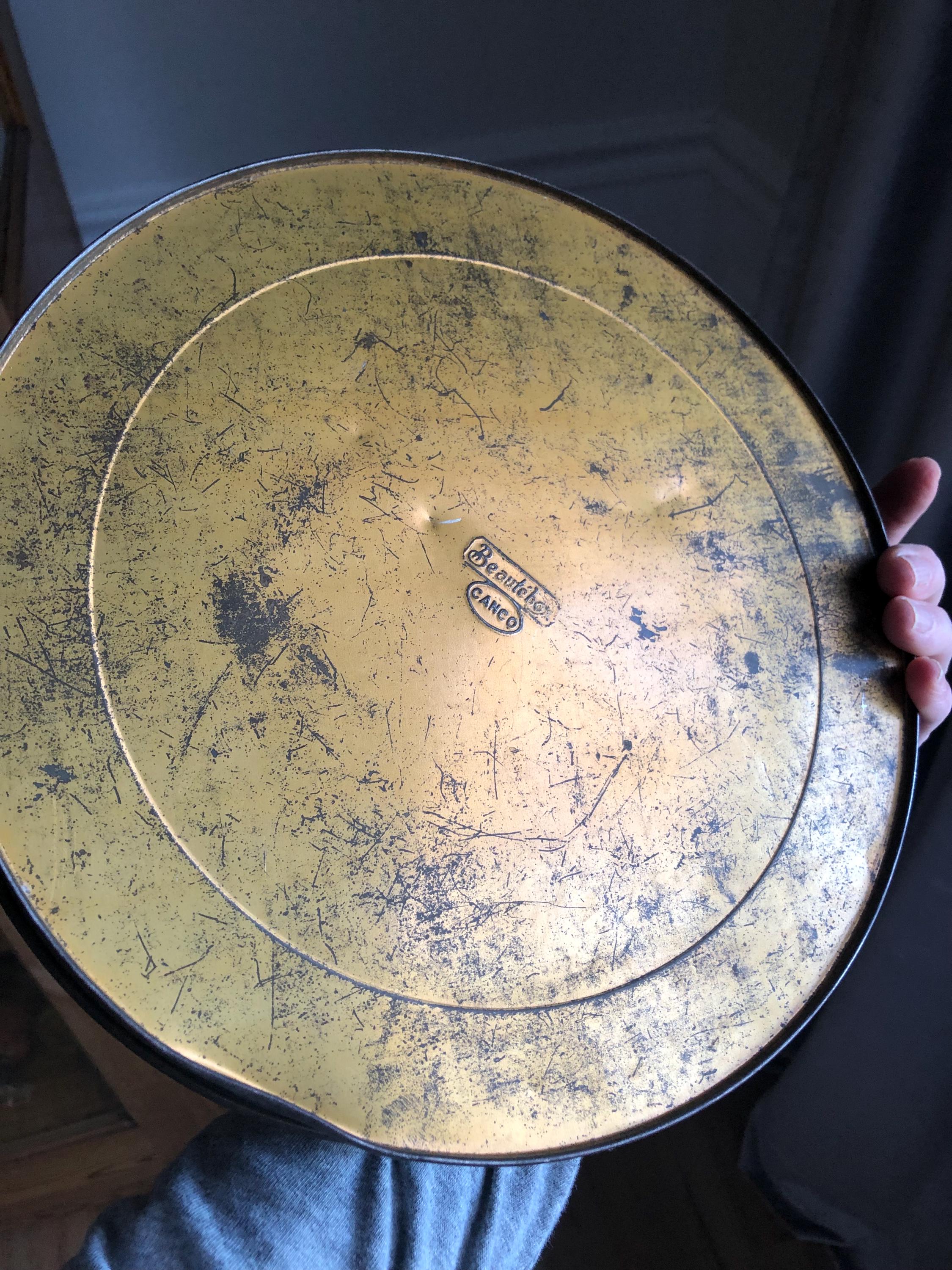 Antique Tin Box 1920’s Art Deco Tin Flapper Bee Bee Daniels Canco ...