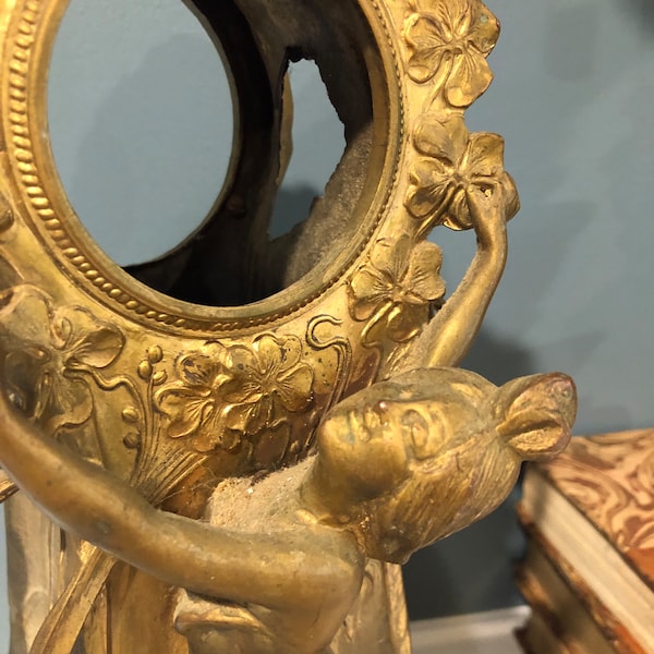 Antique Metal Clock Case - Etsy