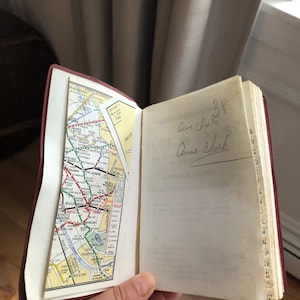 Antique French Map Book Plan De Paris Arrondissement Guide Fold Out ...