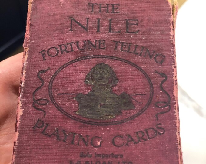 Early 1900’s Playing Cards the Nile Fortune Telling Cards 52 Cards - Etsy