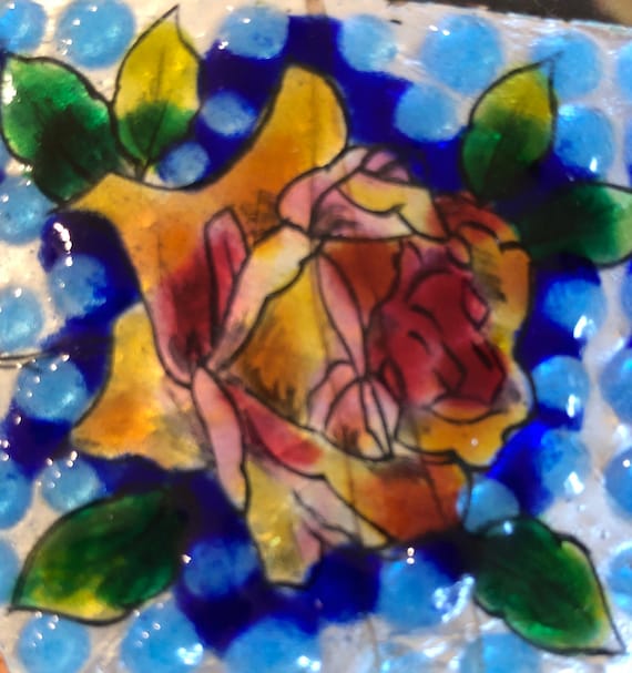 Stunning French Enamel Limoges Belt Buckle Dress Buck… - Gem