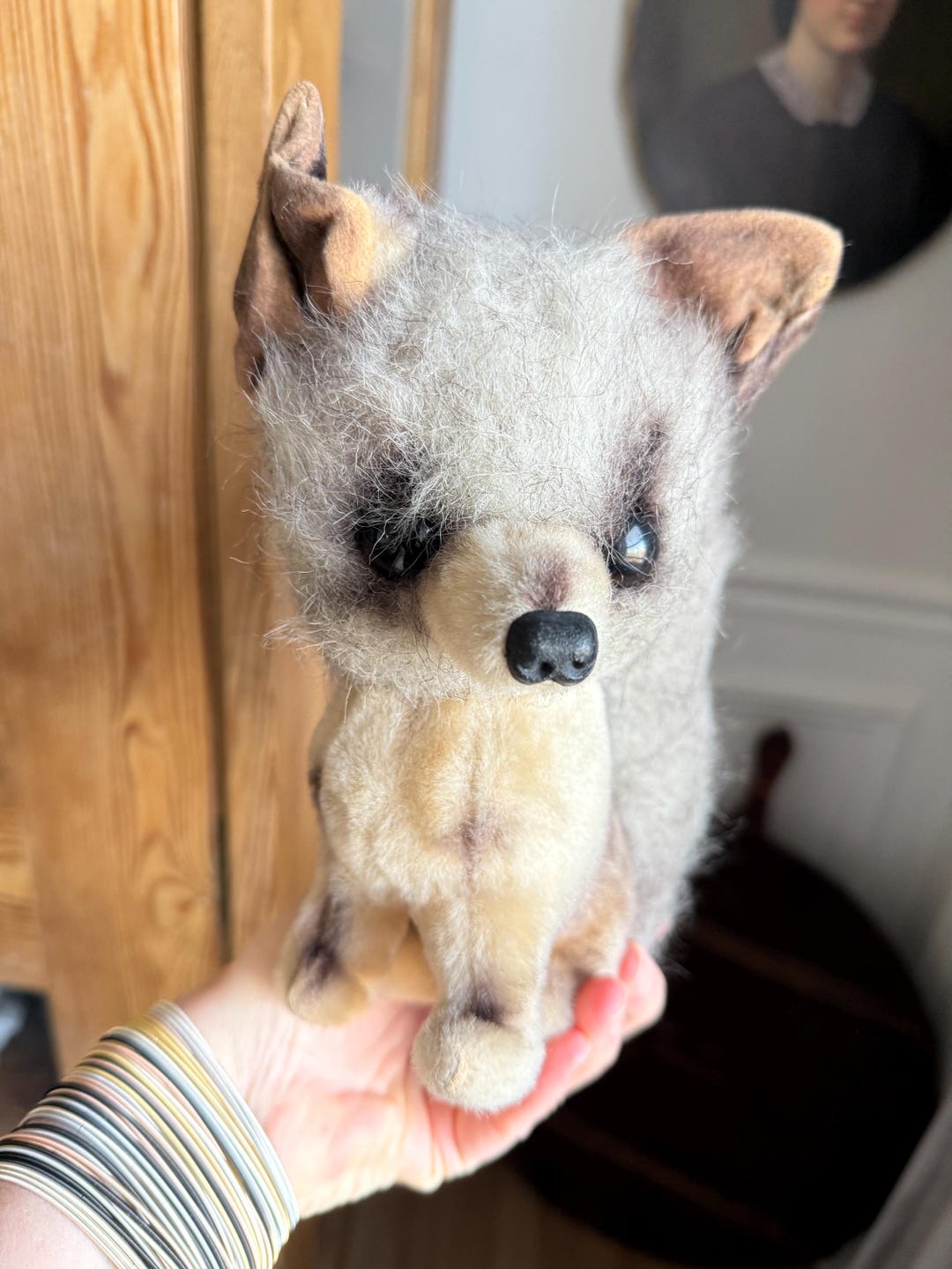Vintage Stuffed Animal Fox MCM Circa 1967 Kamar Toys Japan Wired Ears 8 ...