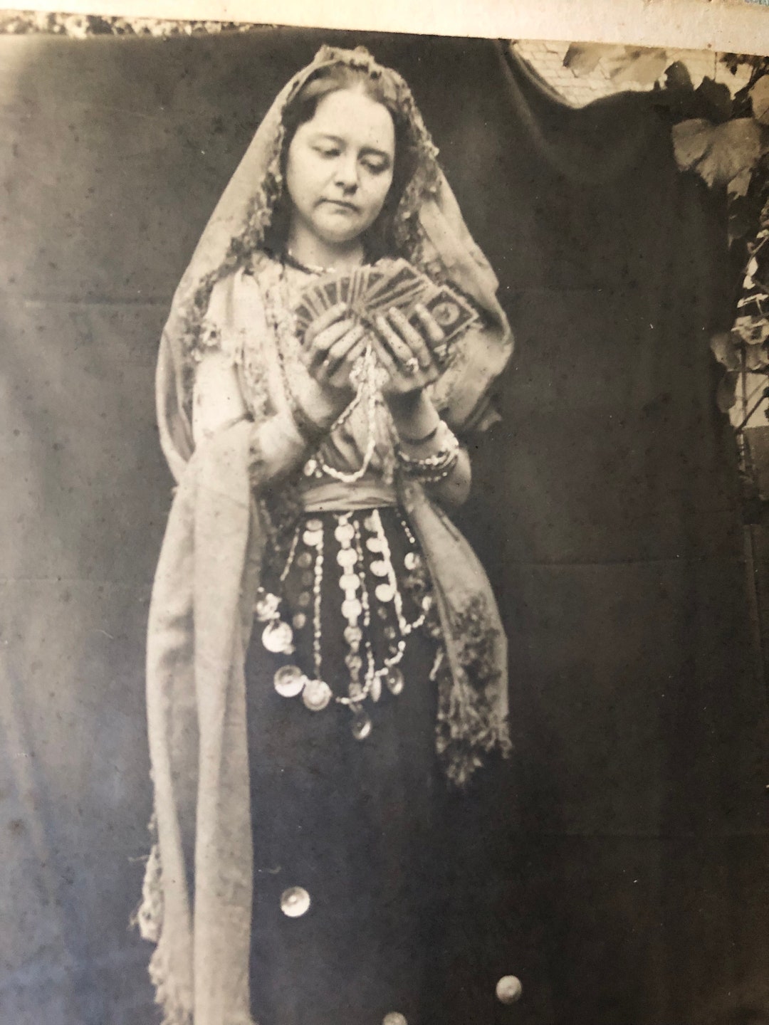 Rare Antique Photo Original Photo Circa 1890’s Gypsy Fortune Teller ...