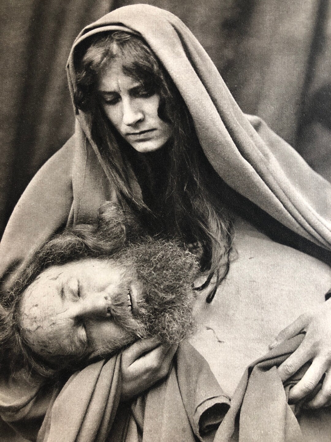 Antique Photo Print Original Portrait Rotogravure of Pieta German 1922 ...