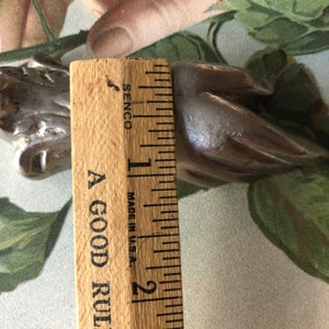 Vintage Paperweight Cast Metal Figural Hand - Etsy