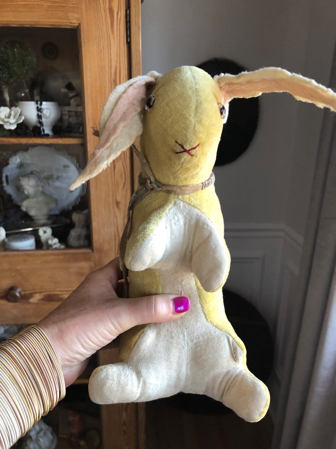 Reserved for P Only … Antique Vintage Stuffed Bunny Rabbit Easter Bunny ...