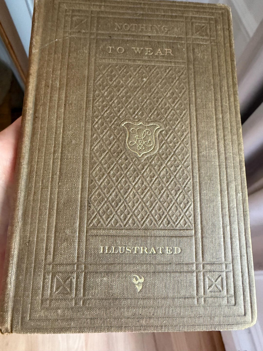 Antique Book Nothing to Wear Victorian Satirical Book Foxing AS IS - Etsy