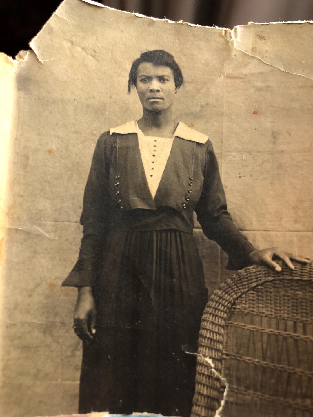 Antique Photo Edwardian African American Beauty Poignant Original Photo ...