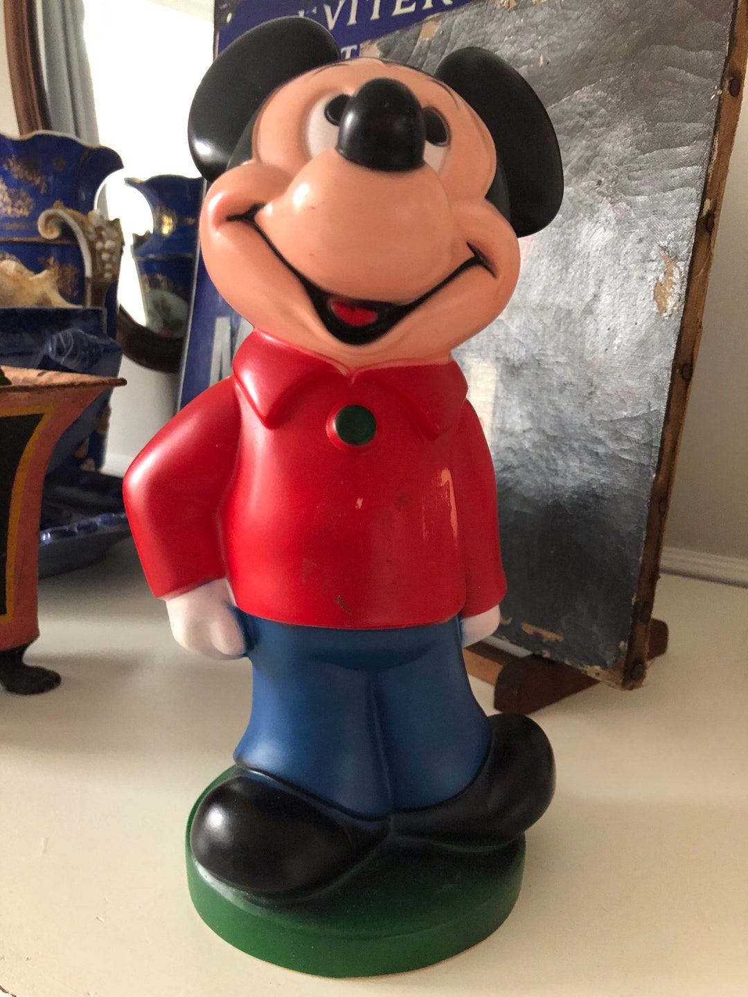 Vintage Mickey Mouse Circa 60’s Playpal Classics Plastic Mickey Mouse ...