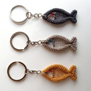 Goldfish Keychain, Fish Charm Accessory, Fishermen Gift, Fish Lovers ...