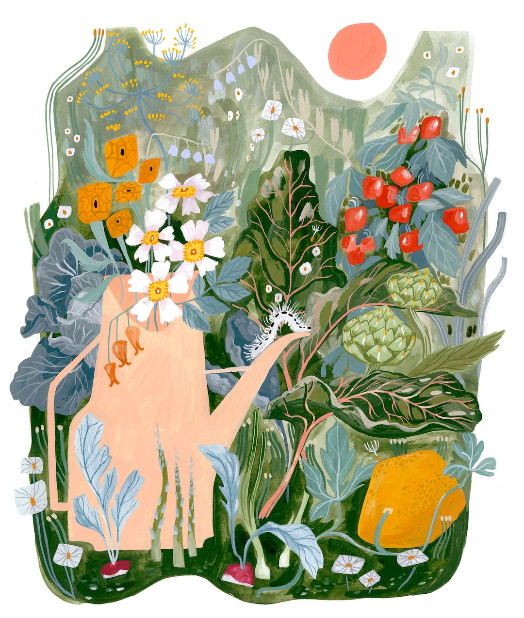 Lush Garden Art Print - Etsy