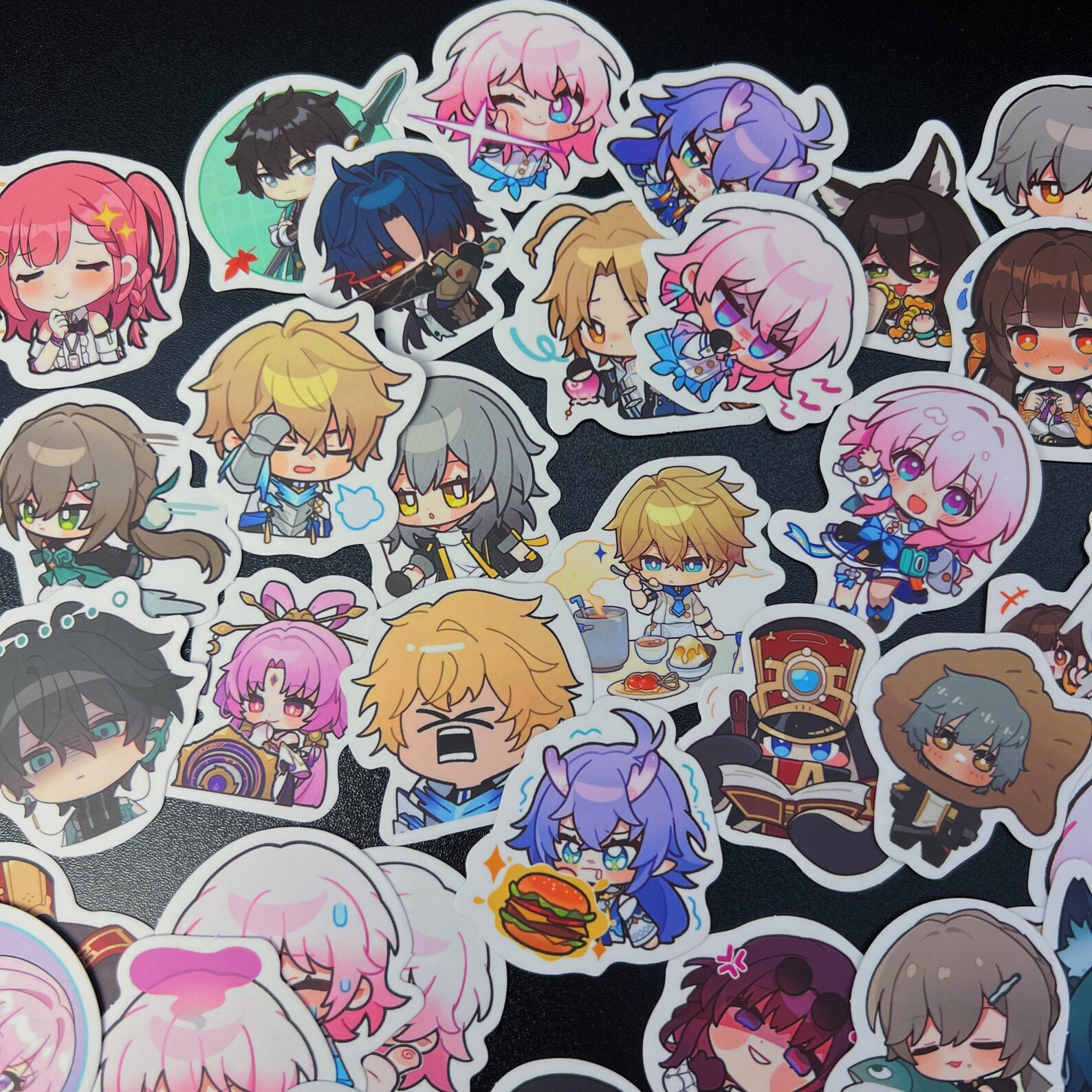 Chibi Honkai Star Rail Assorted Sticker Pack – 120 Honkai Stair Rail ...