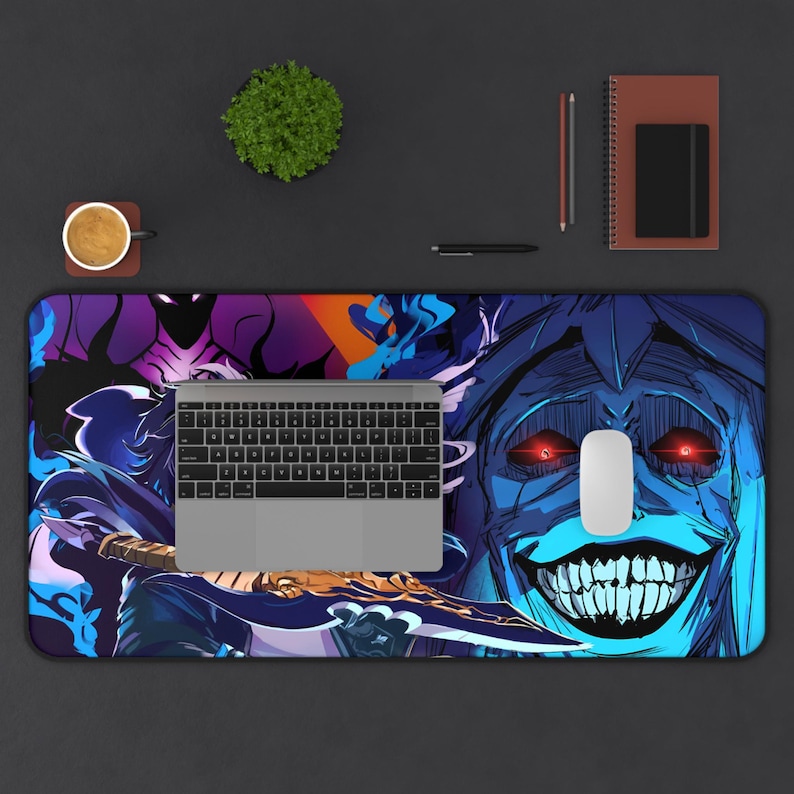Solo Leveling Desk Mat, Anime Desk Mat, Anti Slip Desk Mat for Gaming ...
