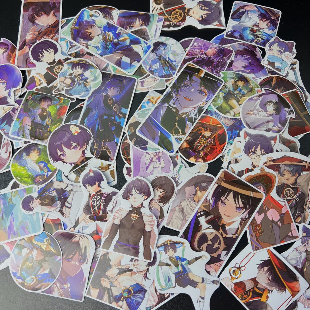 Genshin Impact Scaramouche Sticker Pack – 120 Genshin Scaramouche ...