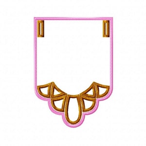 Cutwork Banner in the Hoop Project Machine Embroidery Design Applique ...