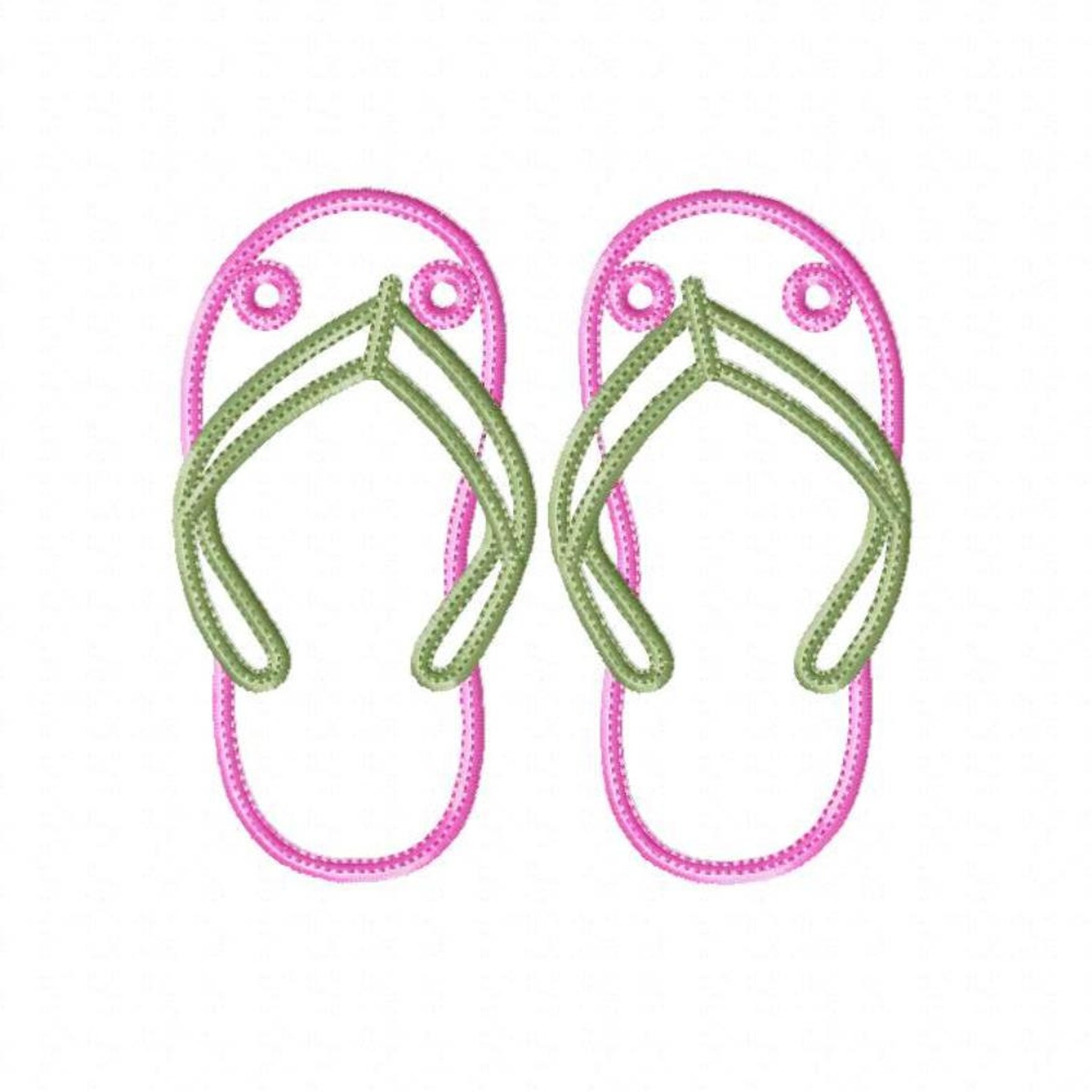 Flip Flop Banner in the Hoop Project Machine Embroidery Designs ...