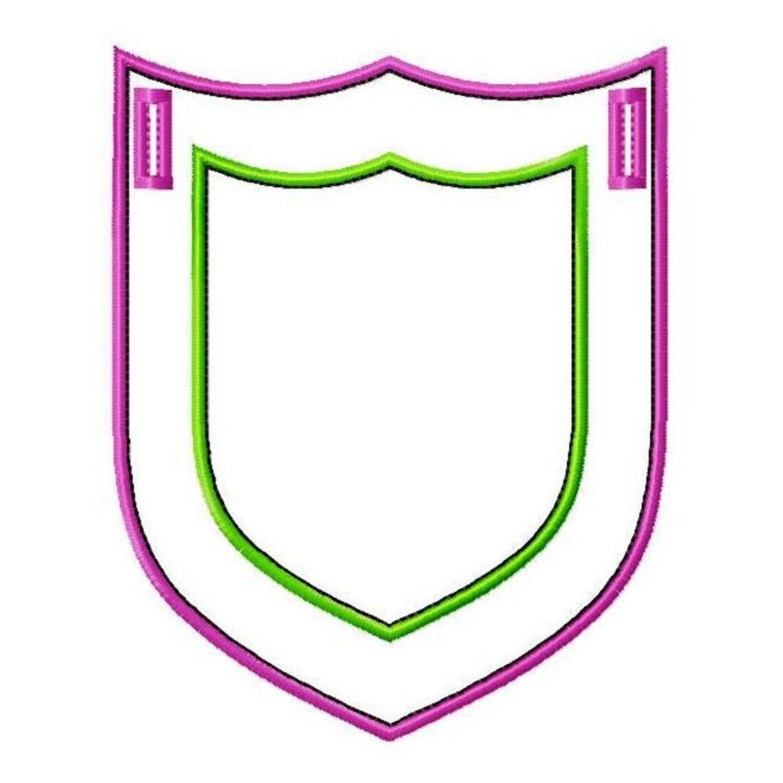 Shield Banner in the Hoop Banners Machine Embroidery Designs - Etsy