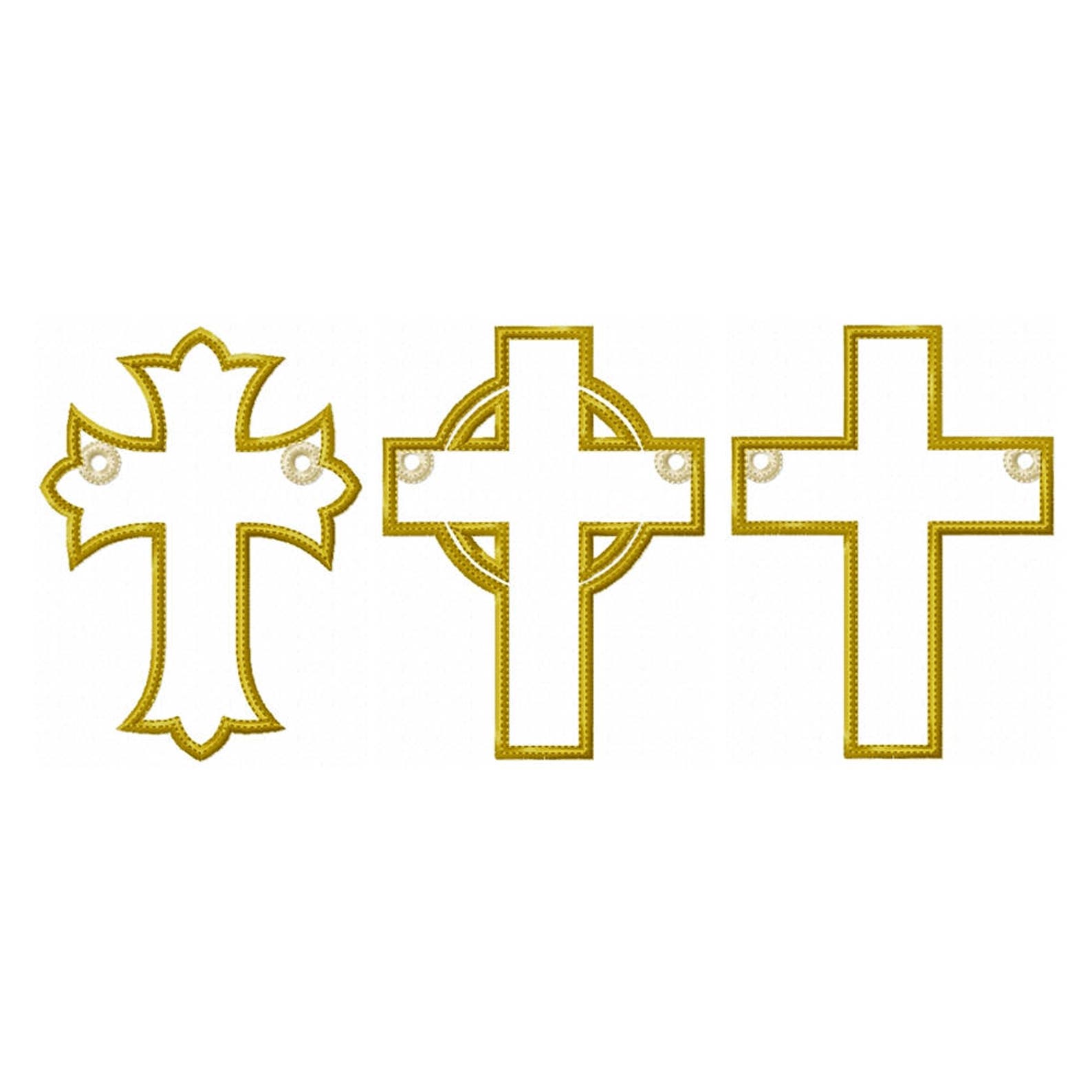 Cross Banner ITH Project Machine Embroidery Design Applique | Etsy