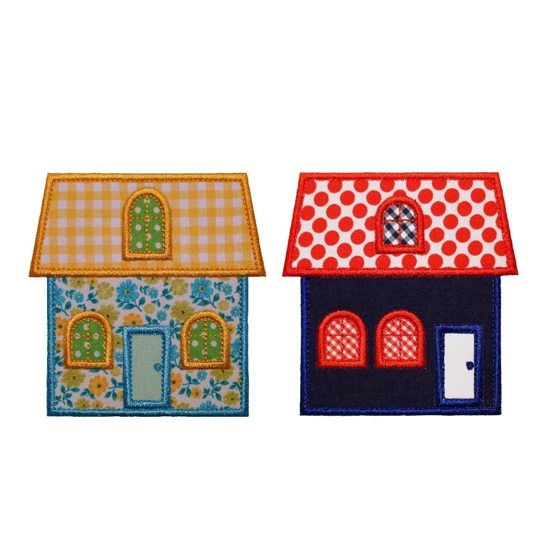 Cottage and Townhouse Machine Embroidery Designs Applique Patterns 2 ...