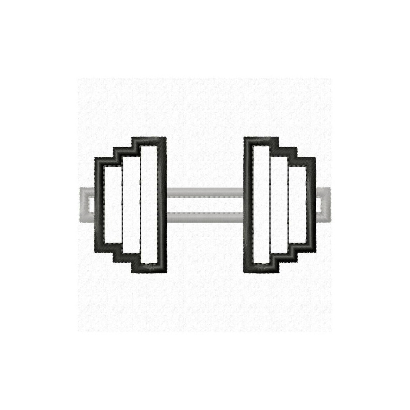 Barbell Appliques Machine Embroidery Designs Applique Patterns - Etsy