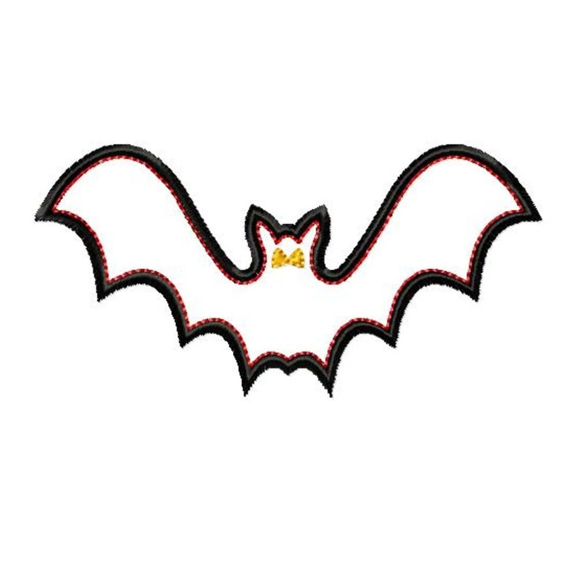 Halloween Bat Appliques Machine Embroidery Designs Applique - Etsy