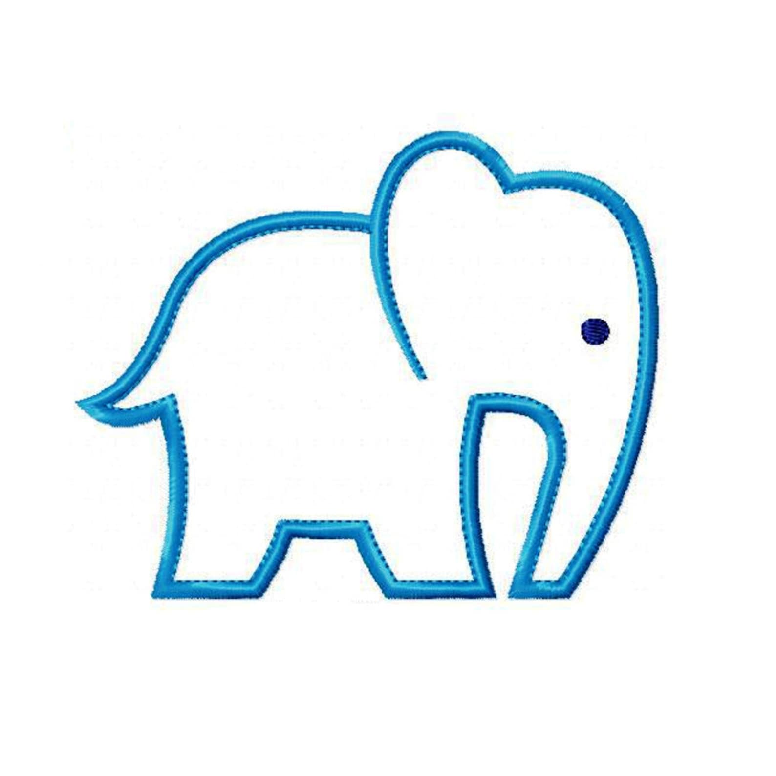 Baby Elephant Appliques Machine Embroidery Designs Applique - Etsy
