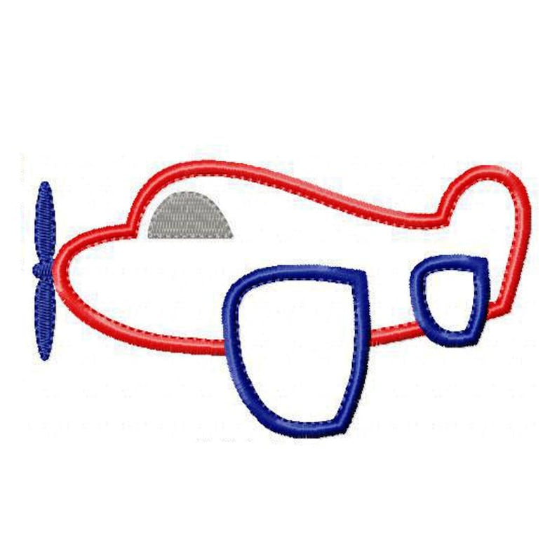 Toy Airplane Appliques Machine Embroidery Designs Applique - Etsy