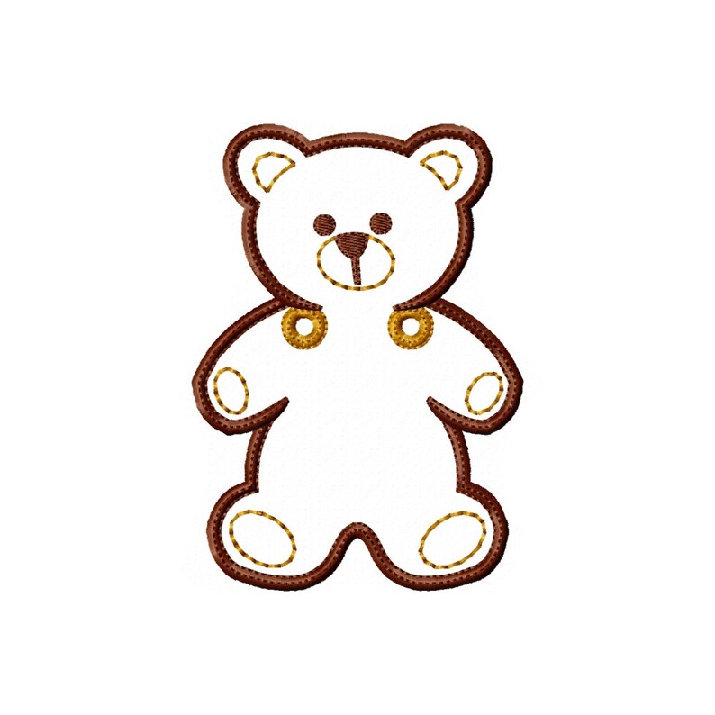 Teddy Bear Banner ITH Project Applique Machine Embroidery - Etsy UK