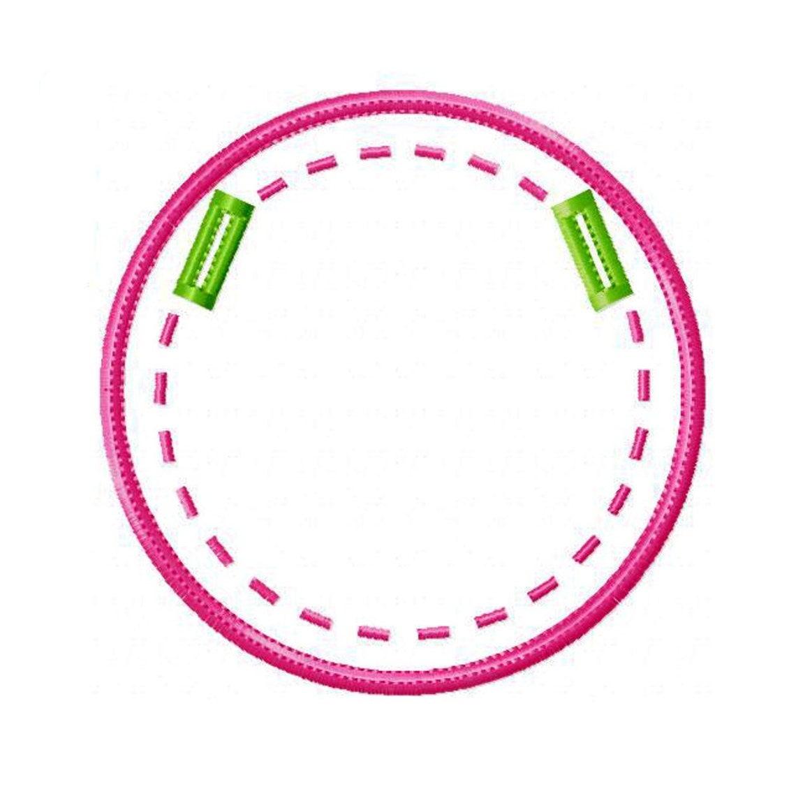 Perfectly Round Banner in the Hoop Banners Machine Embroidery Designs ...