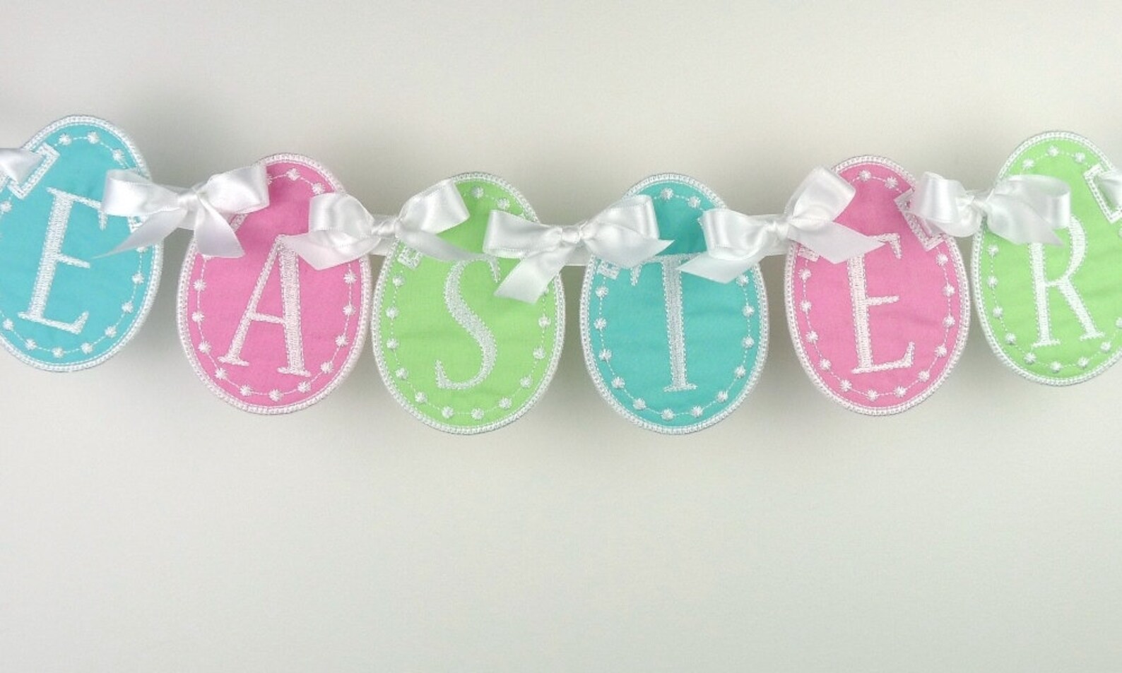 Easter Egg Banner in the Hoop Banners Machine Embroidery Designs ...