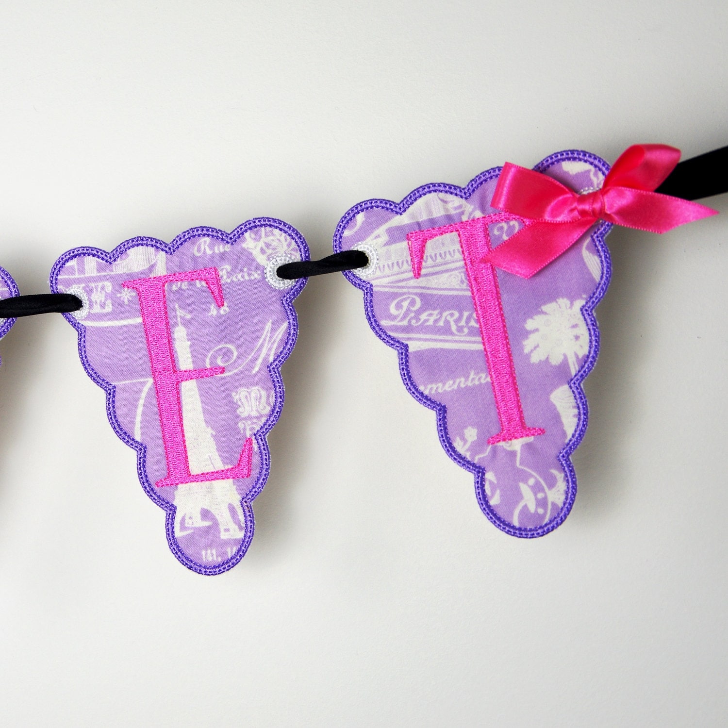 Scalloped Triangle Banner ITH Bunting Project Machine Embroidery ...