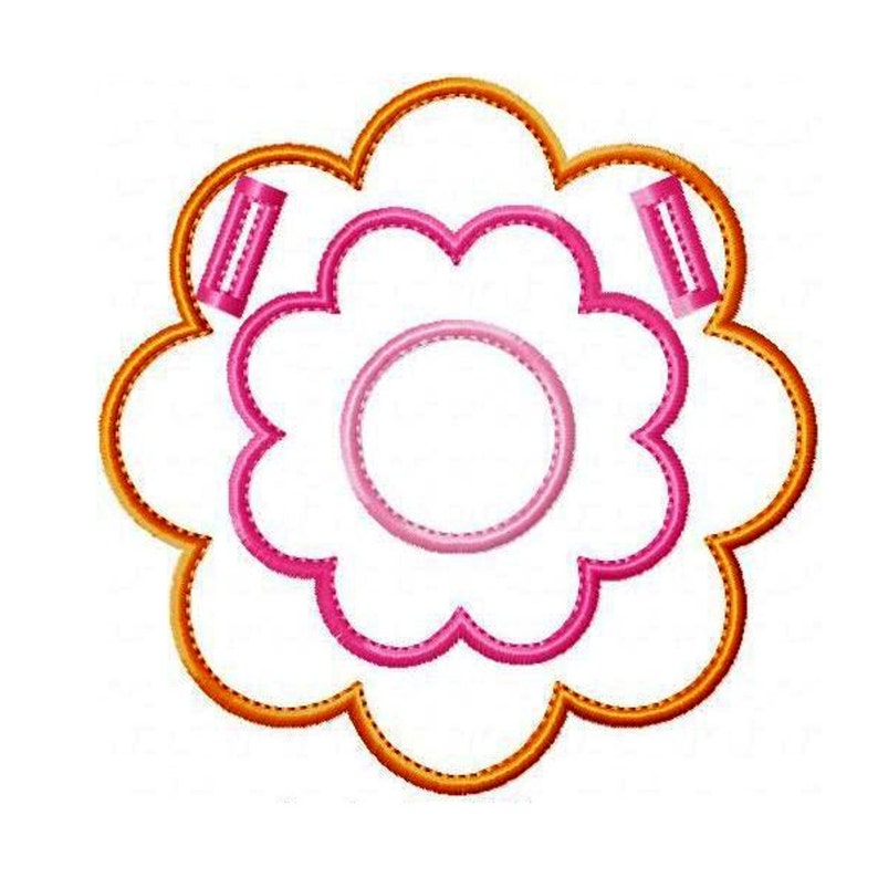 Flower Power Banner In The Hoop Banners Machine Embroidery | Etsy