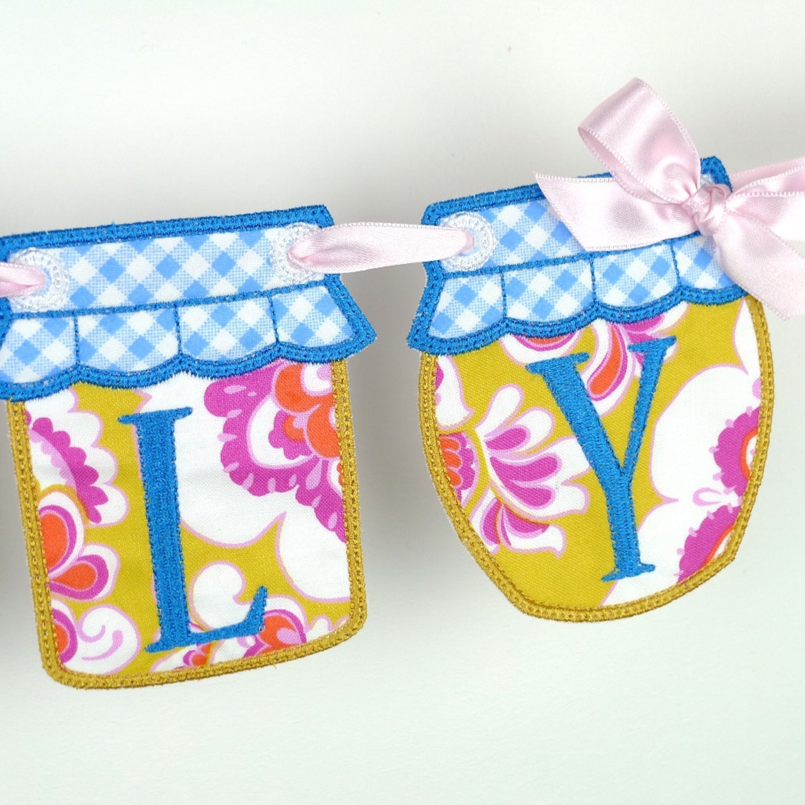Jelly and Jam Jar Banner in the Hoop Project Machine Embroidery Design ...