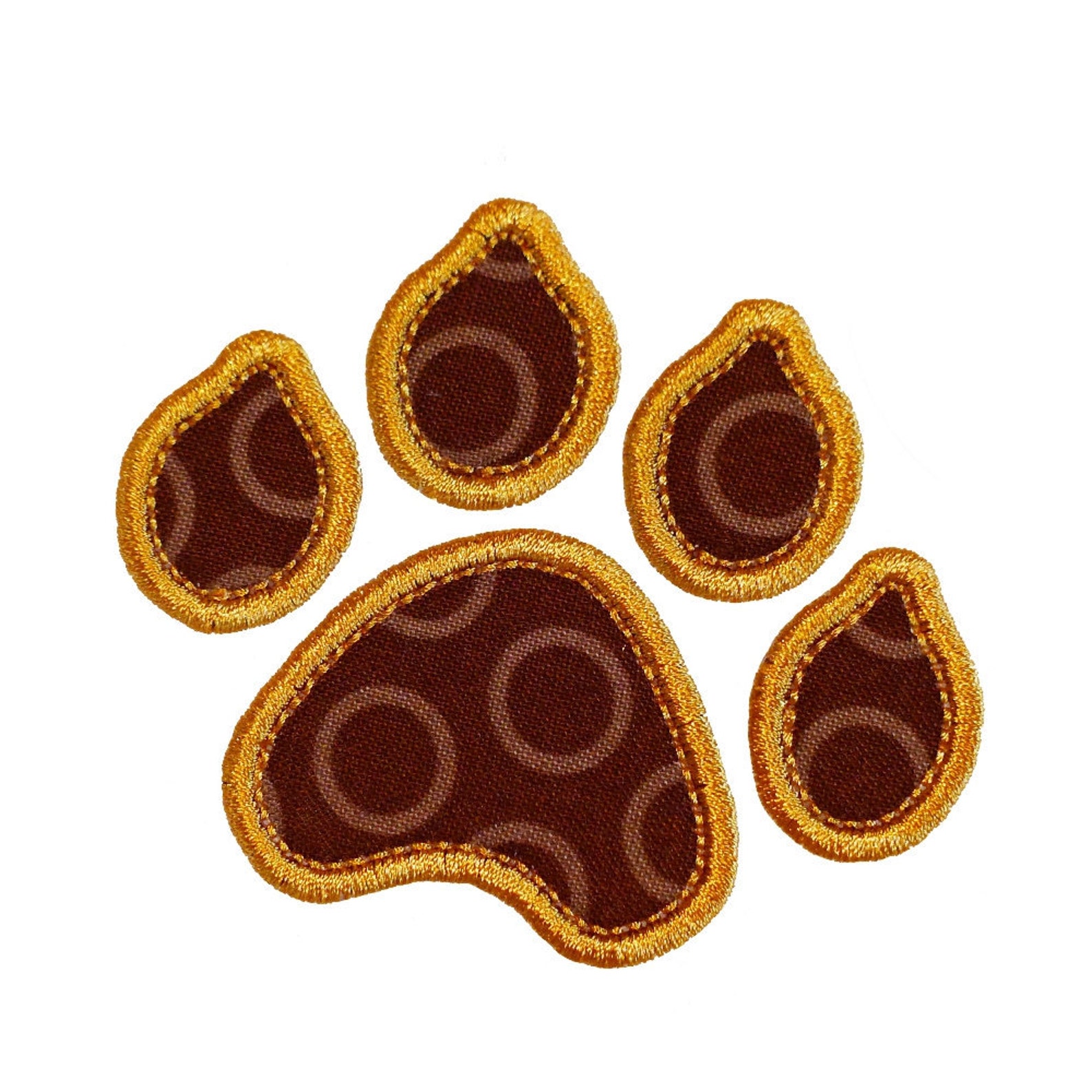 Paw Print Appliques Machine Embroidery Designs Applique - Etsy