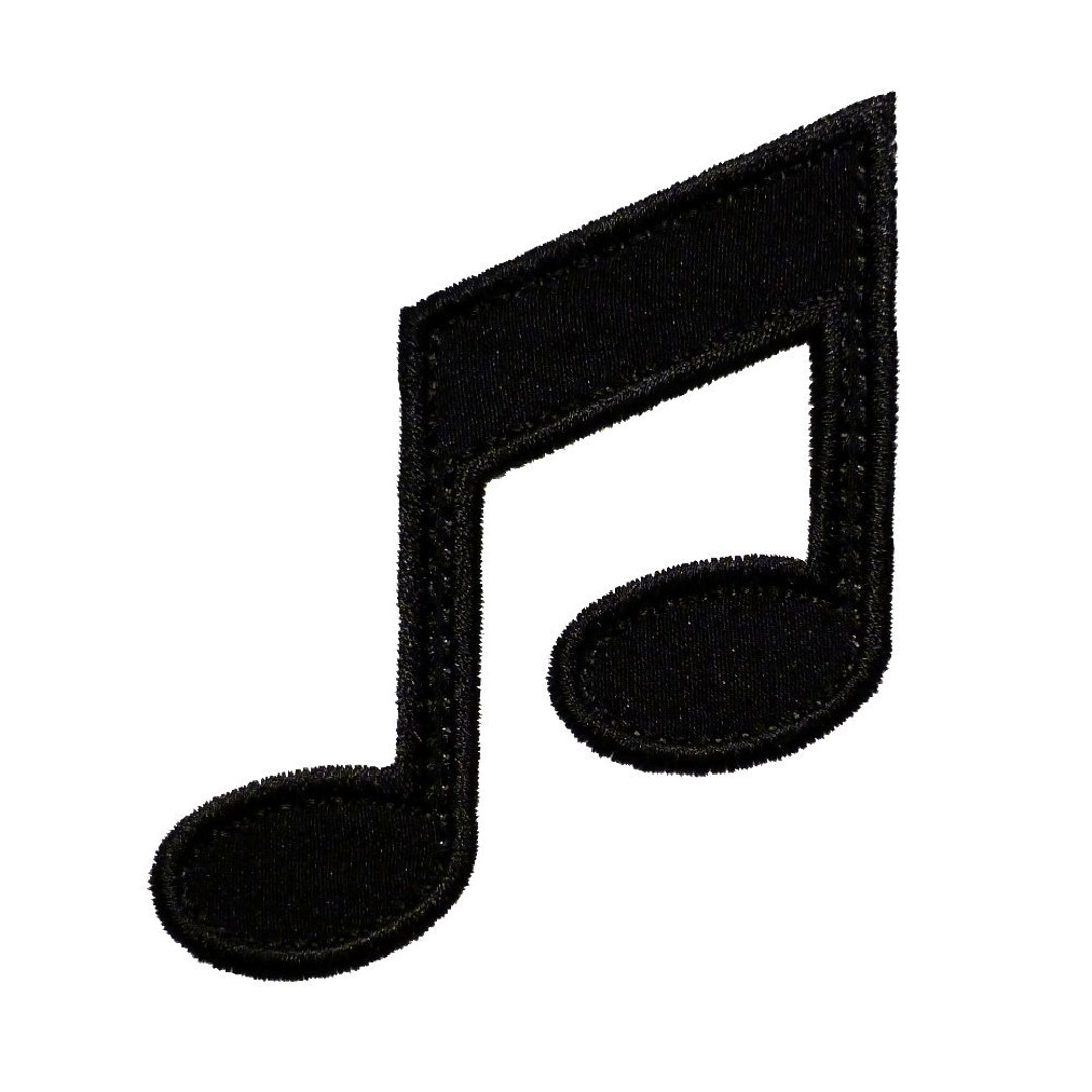 Music Note Applique Machine Embroidery Design Pattern in 4 Sizes 3", 4 ...